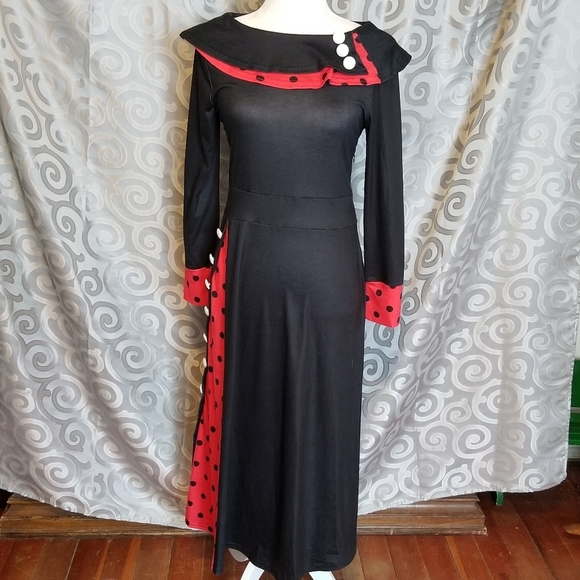 Tendency | Dresses | Nwt Tendency Black Red And White Dress | Poshmark